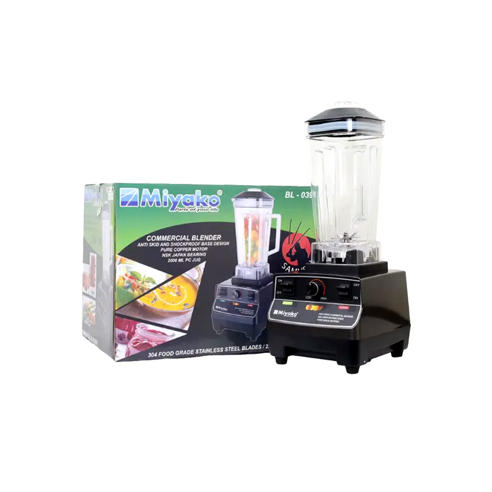 Miyako commercial blender BL 039CM 2200WATT – hkmart